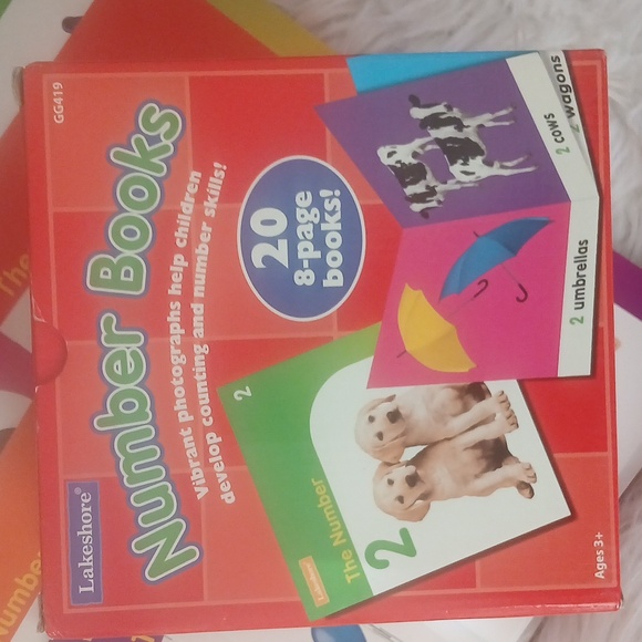 Lakeshore | Other | Lakeshore Number Books Set Of 2 | Poshmark